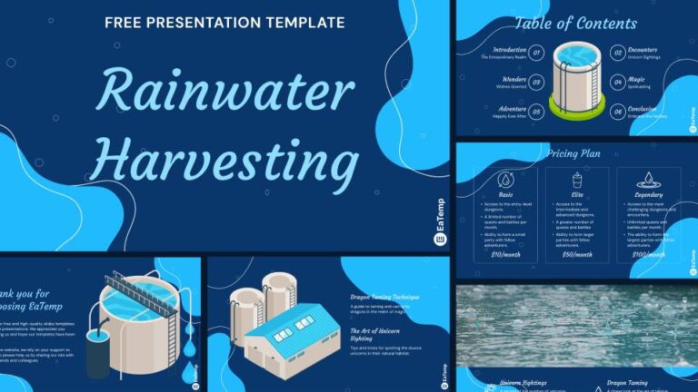 Free Water PowerPoint Templates & Google Slides Themes - EaTemp