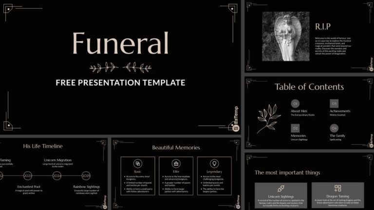 Murder Mystery PowerPoint Presentation Template & Google Slides Theme