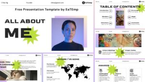 Futuristic Powerpoint Presentation Template Eatemp