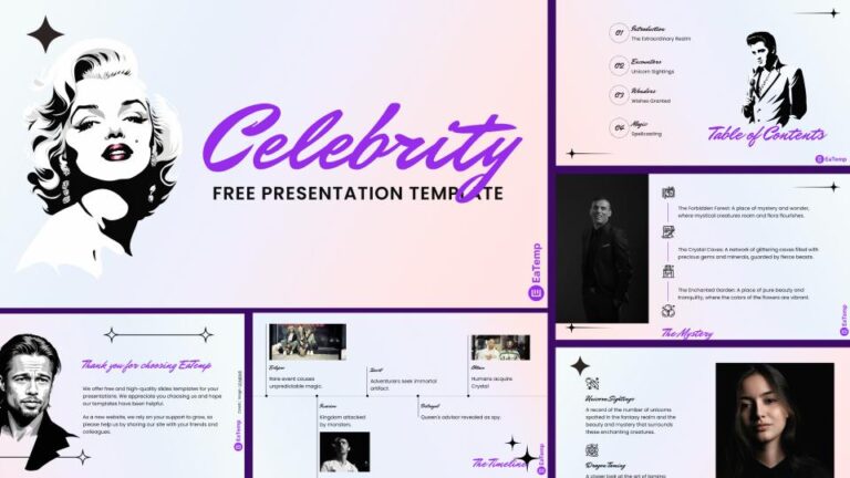 Free Cute Cats PPT Presentation Template - EaTemp