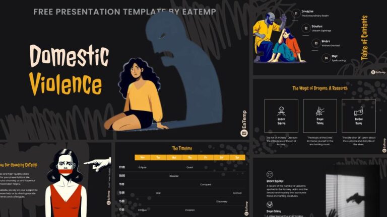 Murder Mystery PowerPoint Presentation Template & Google Slides Theme