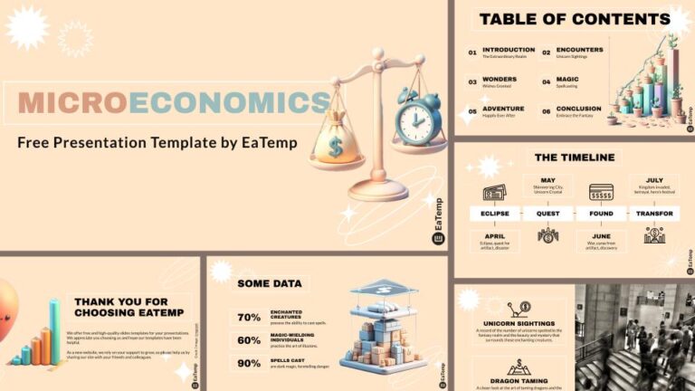Free Economy PowerPoint Templates & Google Slides Themes - EaTemp