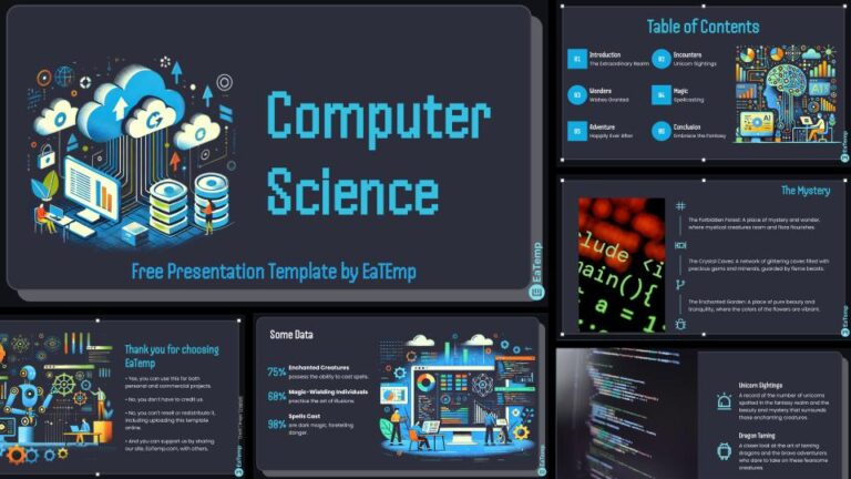 EaTemp - Free PowerPoint Template, Google Slides, Figma Deck And Resume