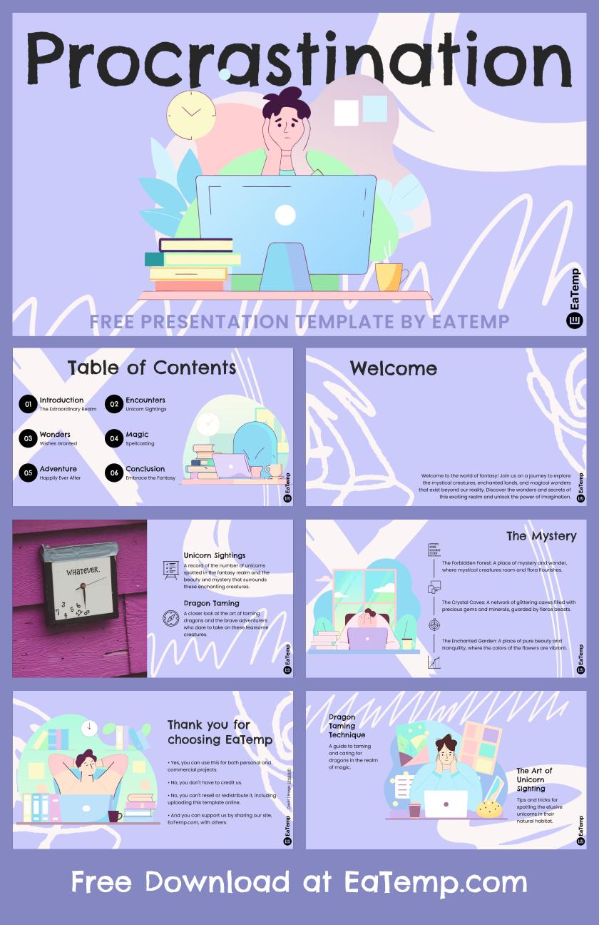 Procrastination PowerPoint Presentation Template & Google Slides Theme