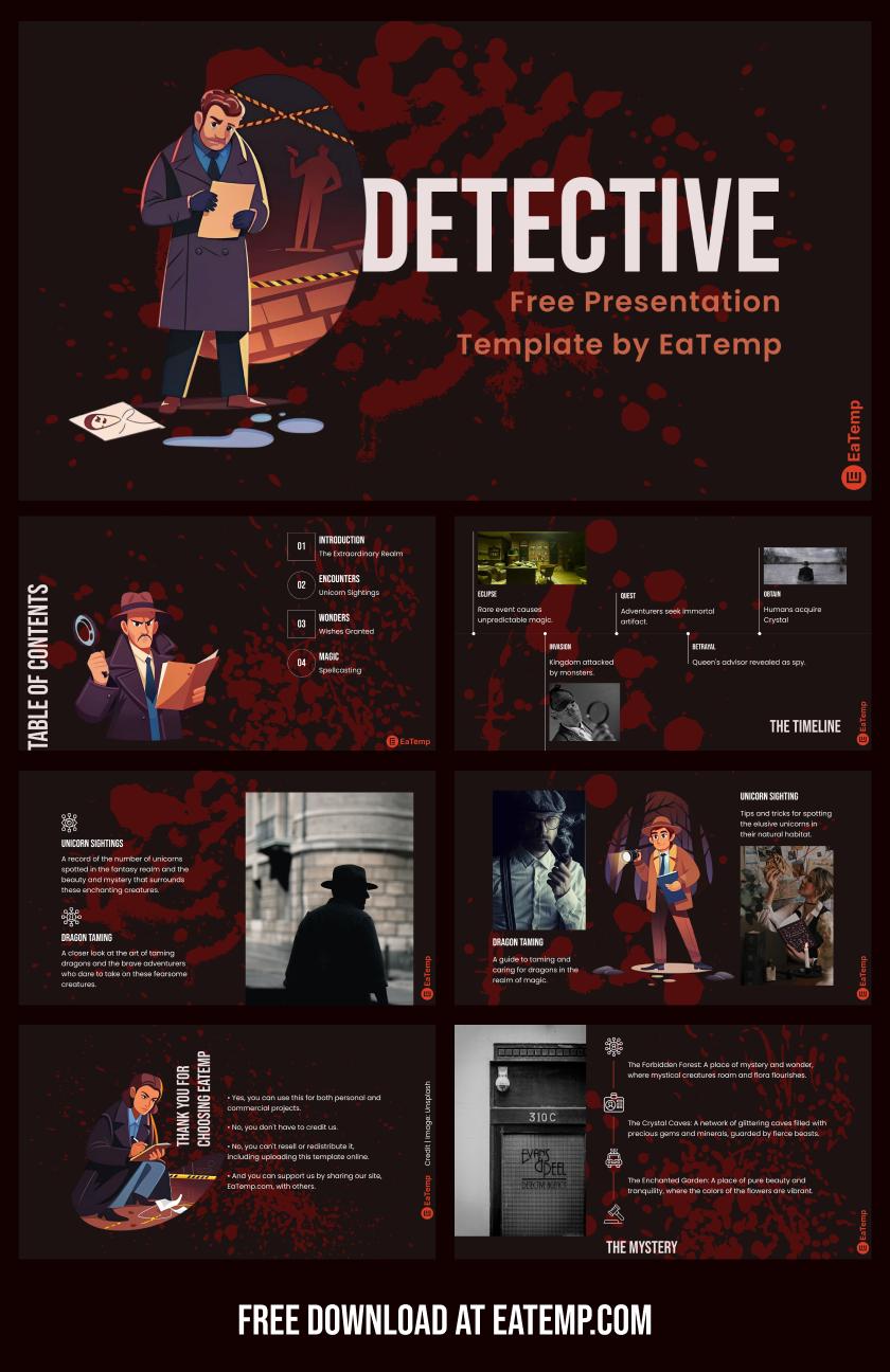Detective PowerPoint Presentation Template & Google Slides Theme