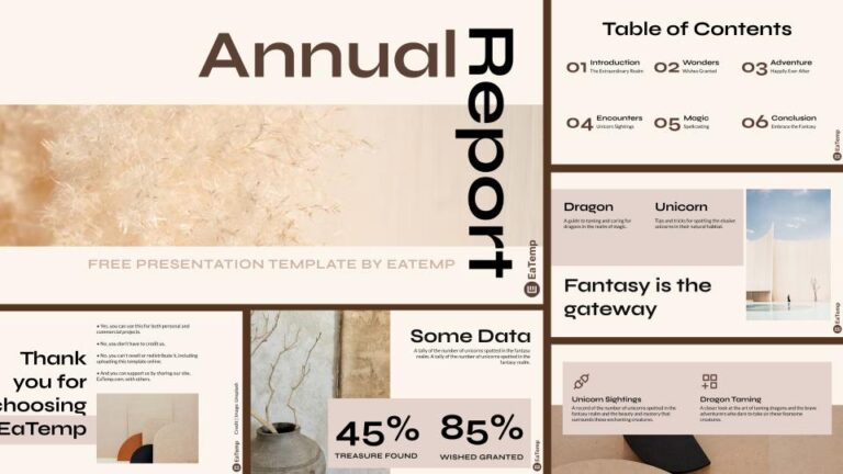 Free Formal PowerPoint Templates & Google Slides Themes - EaTemp